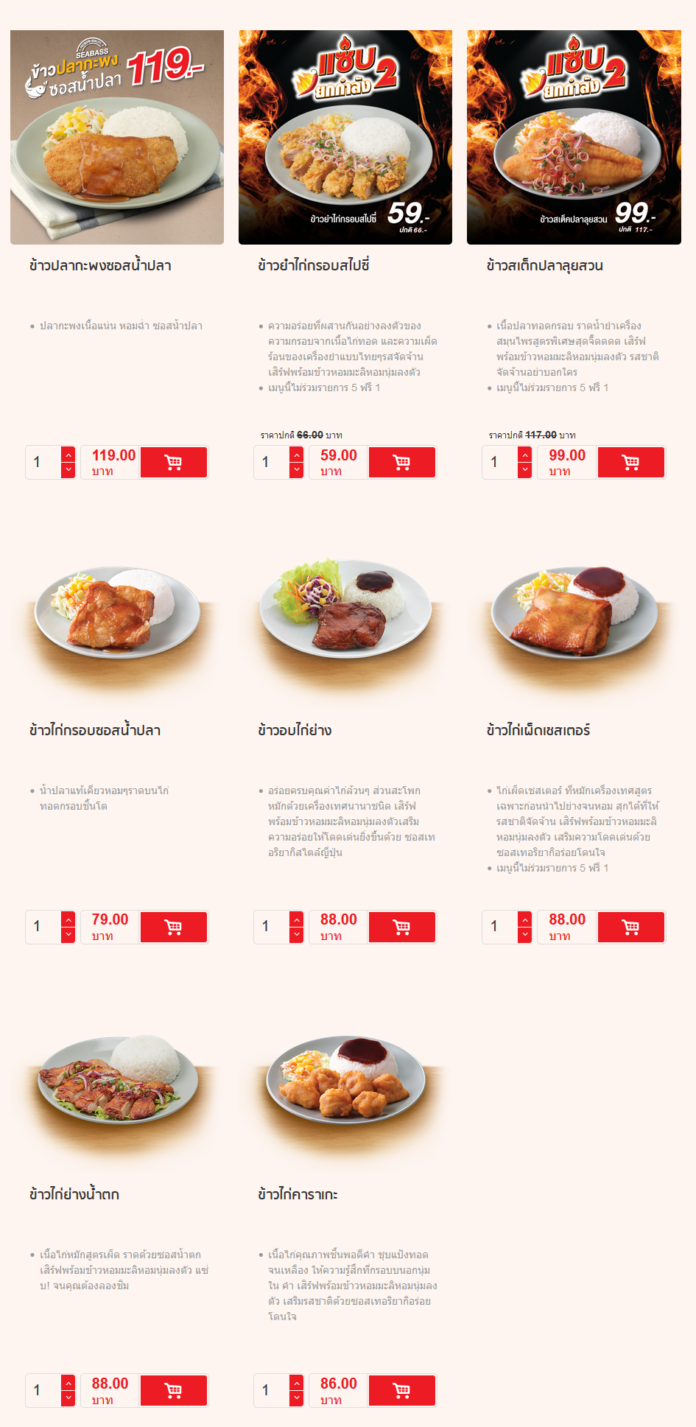 ราคา เมนูเชสเตอร์กริลล์ (Chester's Grill) - menuinthai.com